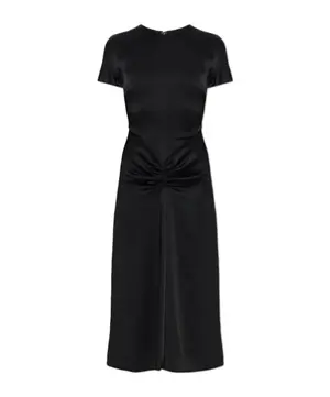 Victoria Beckham Short Sleeve Dress - Black