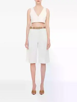 MEDEEA Smooth Finish Buckle Fastening Belt - Neutrals