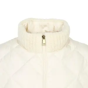 Moncler Quilted Cardigan With Zip-up Closure
