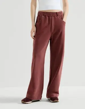 Brunello Cucinelli Cotton Smooth French Terry Trousers
