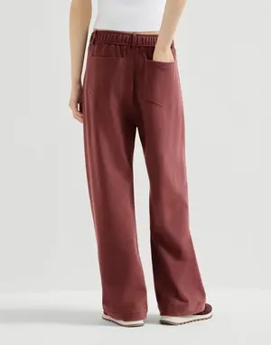 Brunello Cucinelli Cotton Smooth French Terry Trousers