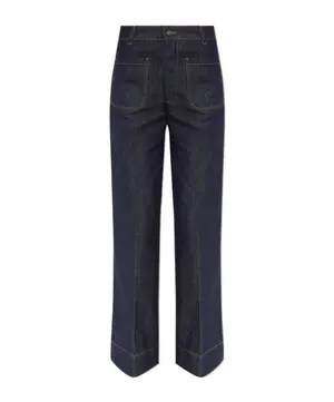 Victoria Beckham Belt Loop Jeans - Indigo