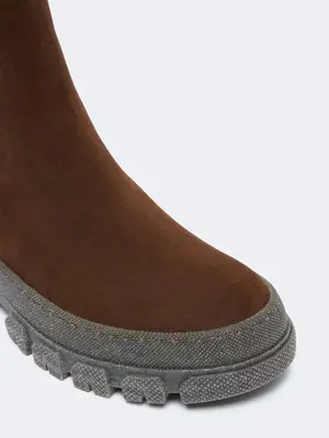 Max Mara Round-toe Chelsea Boots