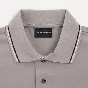 Emporio Armani Button Detailed Short-sleeved Polo Shirt