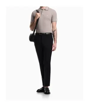 Emporio Armani Button Detailed Short-sleeved Polo Shirt