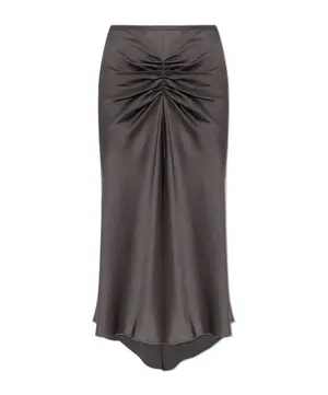 Victoria Beckham Draped Skirt - Grey