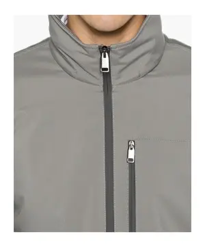 Brioni Nylon Performa Golf Blouson With Jersey Sleeve