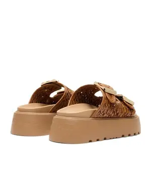 Casadei Birky Platform Buckle Sandals