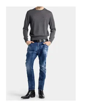 Dsquared2 Tapered Distressed Biker Jeans