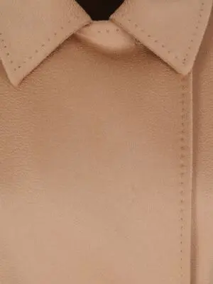 Max Mara Belted Wool Coat - Camel