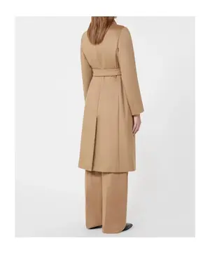 Max Mara Belted Wool Coat - Camel