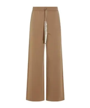 Max Mara Drawstring Casual Pants - Brown