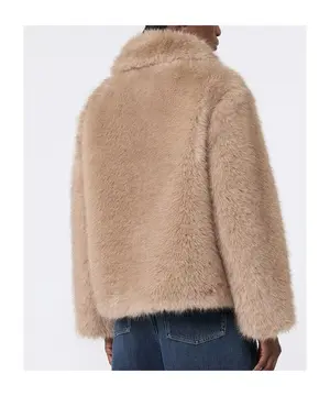 Max Mara Faux Fur Coat