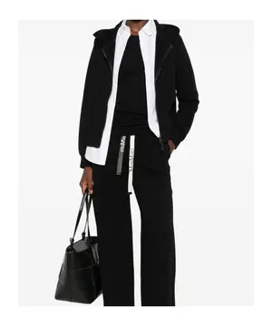 Max Mara Marea Zip-up Hoodie - Black