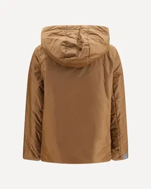 Max Mara Greenh Quilted Hooded Jacket - Caramel
