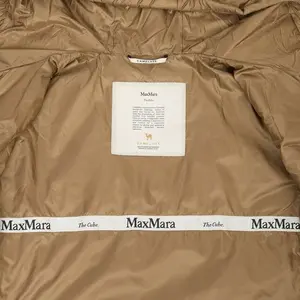 Max Mara Greenh Quilted Hooded Jacket - Caramel