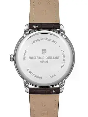 FREDERIQUE CONSTANT Classics Moneta Solarmetre 39mm Watch - White