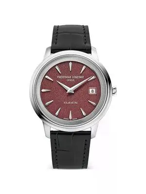 FREDERIQUE CONSTANT Classics Moneta Solar-Metre 39mm Watch Red