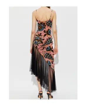 Etro Floral Printed Panelled Dress