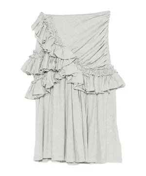 Dries Van Noten Ruffled Midi Skirt