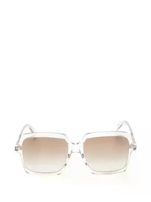 Saint Laurent Square Frame Sunglasses - Neutrals