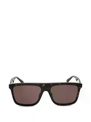 Gucci Tortoiseshell-effect Square-frame Sunglasses - Brown