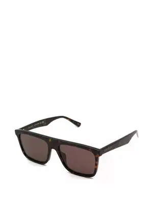 Gucci Tortoiseshell-effect Square-frame Sunglasses