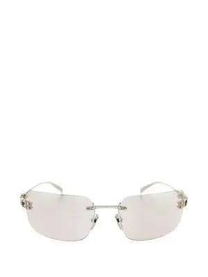 Gucci Silver Tone Eyewear For Women