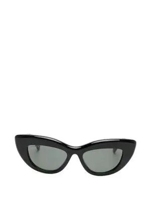 Gucci Double G Cat-eye Sunglasses - Black