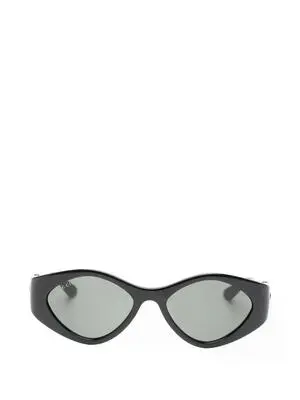 Gucci Interlocking G Cat-eye Sunglasses - Black