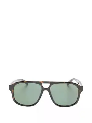 Gucci Tortoiseshell-effect Sunglasses - Brown