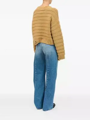 MAISON MARGIELA Distressed Knit Virgin Wool Jumper