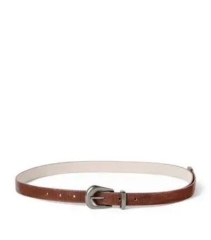 Brunello Cucinelli Textured Belts For Men