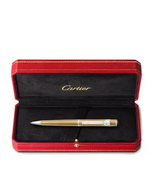Cartier Panthère De Ballpoint Pen - Beige