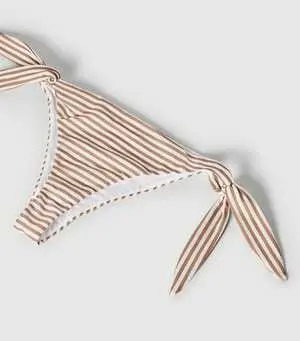 Brunello Cucinelli Side-tie Bikini Bottoms
