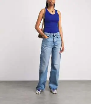 AGOLDE Ribbed Poppy Tank Top