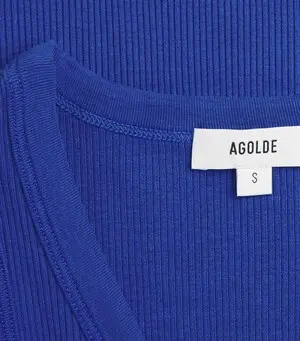 AGOLDE Ribbed Poppy Tank Top
