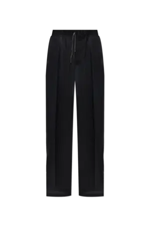 MAISON MARGIELA Loose-fit Satin Pants - Black
