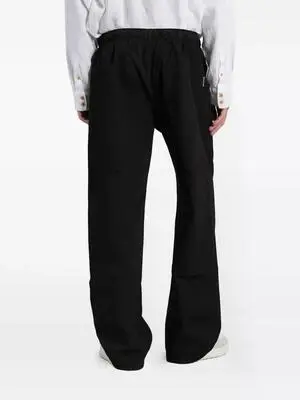 Palm Angels Cotton Wide-leg Trousers
