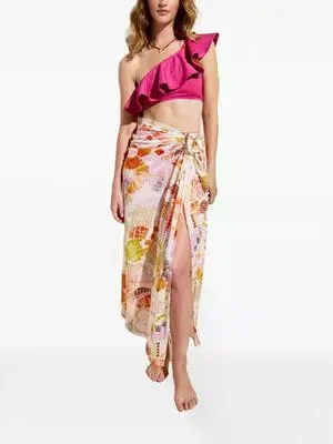 MARIE OLIVER Selena Mosaic-print Sarong