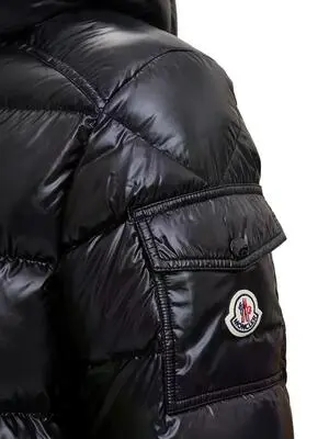Moncler Quilted Hooded Jacket - Black