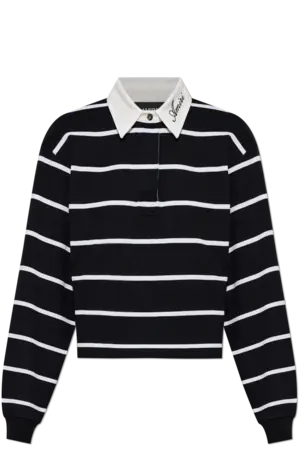 Amiri Striped Pattern Polo
