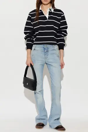 Amiri Striped Pattern Polo