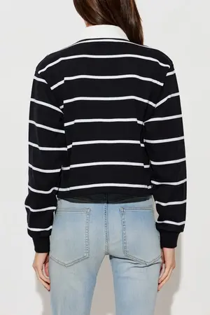 Amiri Striped Pattern Polo