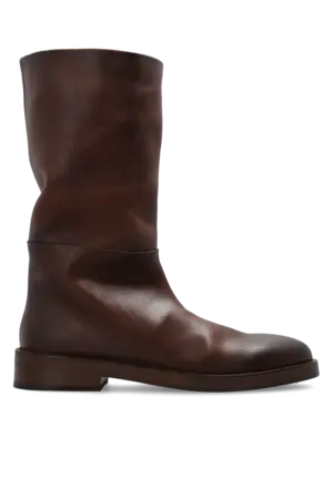 Marsèll Tubetto' Mid-calf Leather Boots - Brown