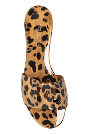 Dolce & Gabbana Leopard Print Flat Slides