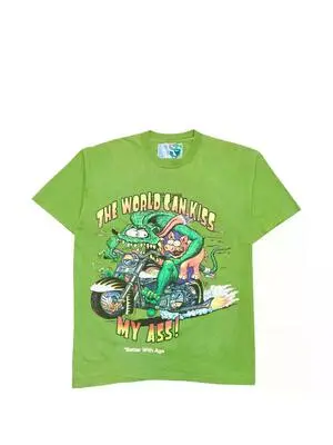 BETTER WITH AGE Graphic-print T-shirt - Green