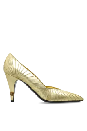 Versace Versace GOLD Heeled Shoes 'Gianni' Gold