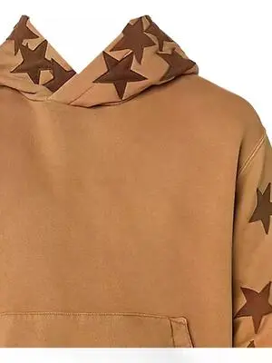 Amiri Star Patch Hoodie - Brown