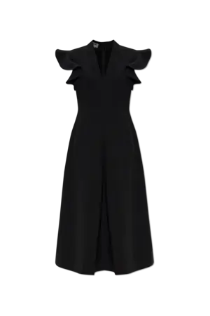 Moschino V-neck Dress - Black